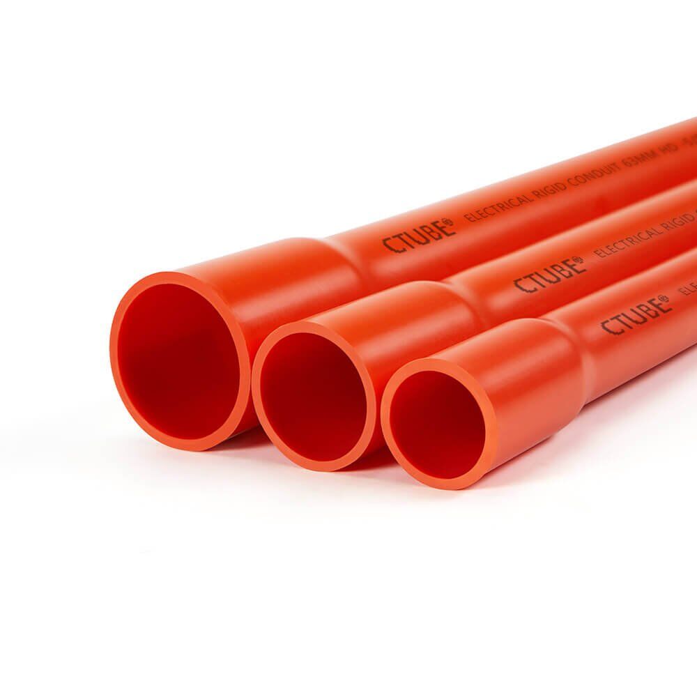 AS/NZS 2053 HD Rigid PVC Electrical Conduit Pipe Orange